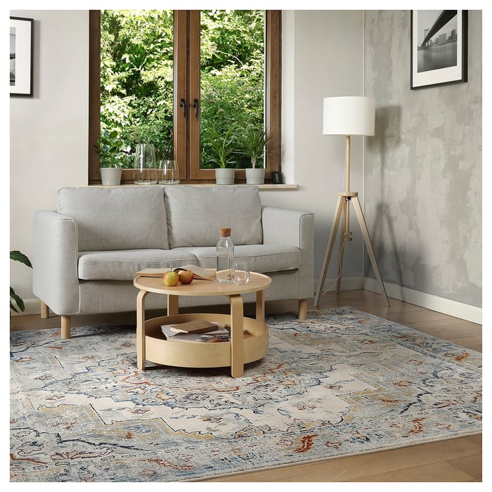 ONSEVIG rug, low pile, multicolor, 7'10"x9'10" - IKEA