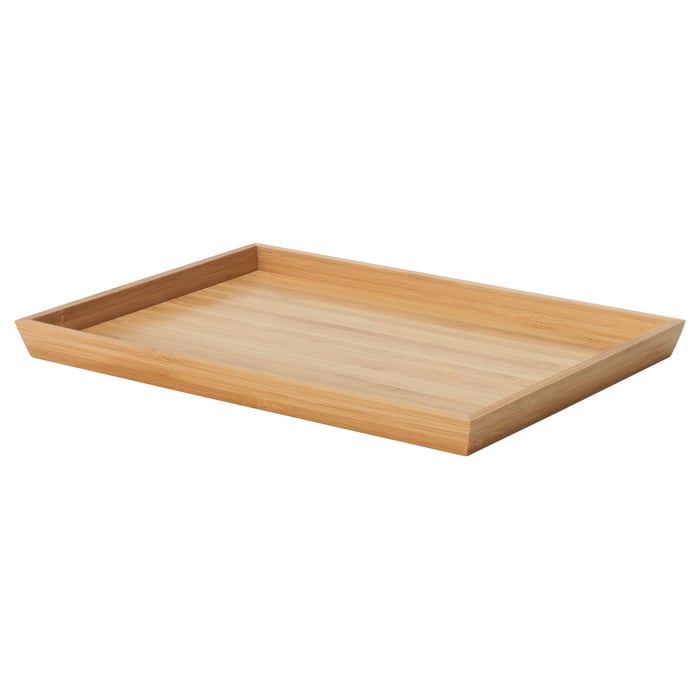 OSTBIT tray, bamboo, 8x11" - IKEA