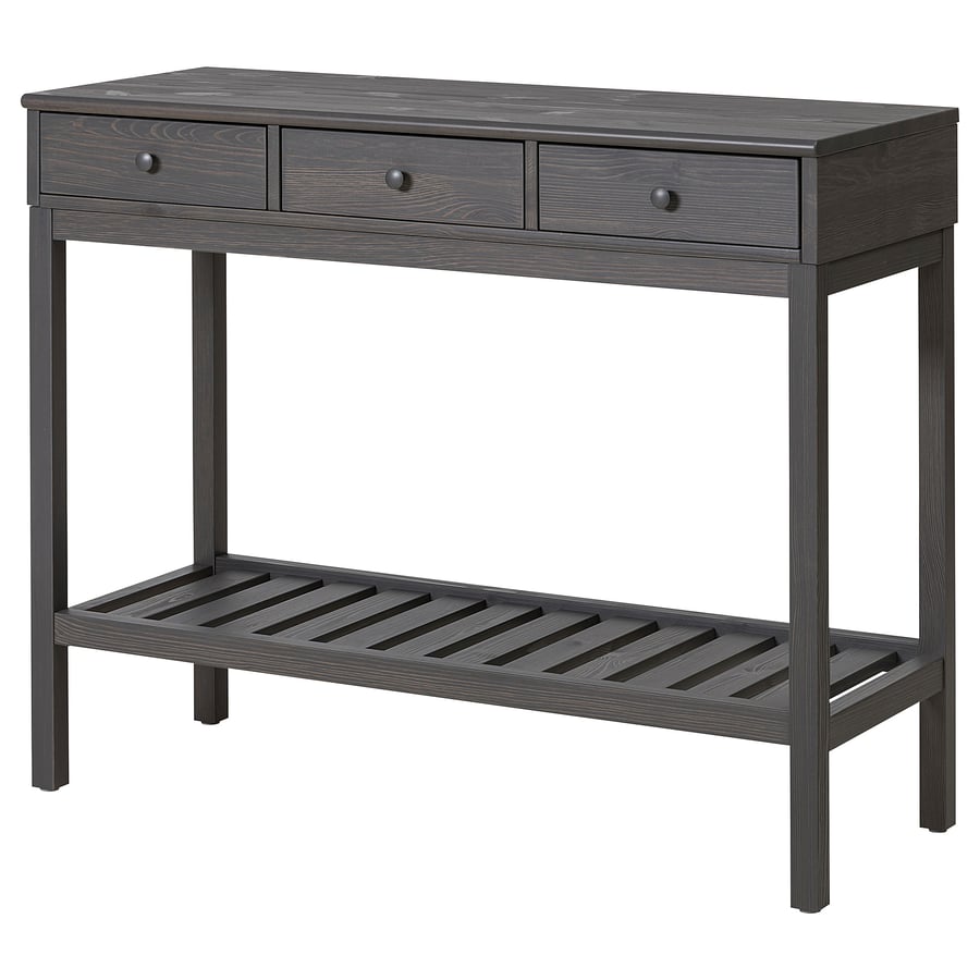 PANGET console table, dark gray/stained, 413/4x161/2" - IKEA