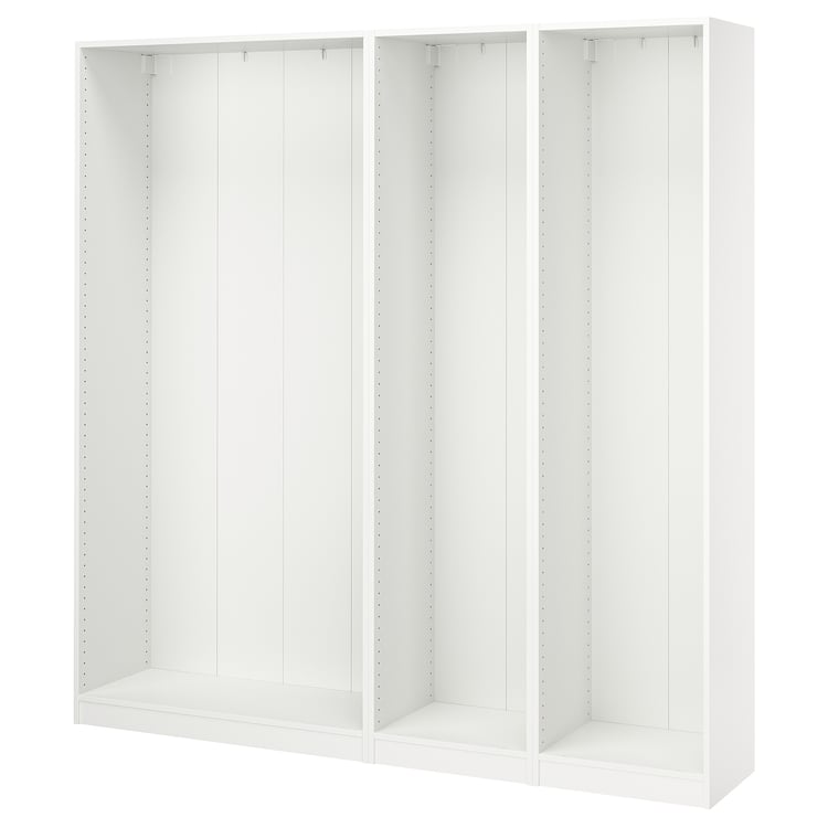 PAX 3 wardrobe frames, white, 785/8x133/4x791/4" - IKEA