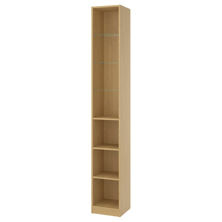 PAX add-on mid-unit, oak effect, 133/4x133/4x927/8" - IKEA