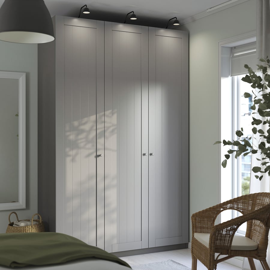 PAX / GULLABERG wardrobe combination, dark gray/dark gray, 59x235/8x931 ...