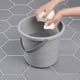 PEPPRIG 3-piece bucket set with lid, gray/blue - IKEA