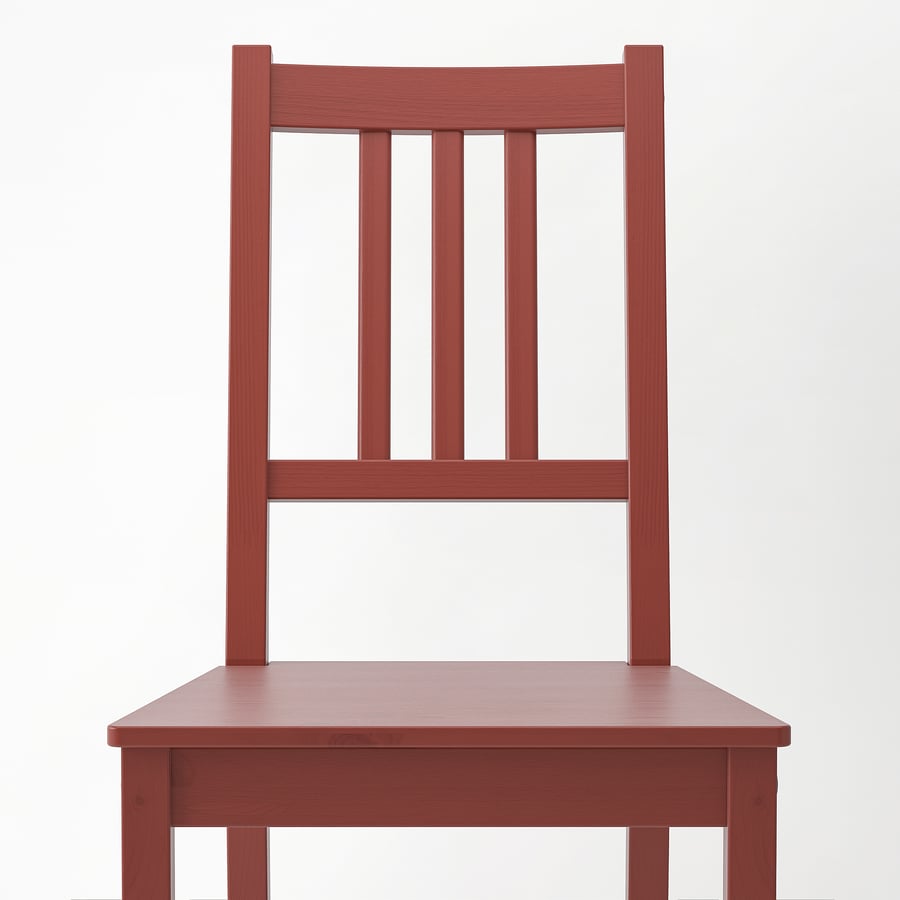 PINNTORP chair, red stained - IKEA