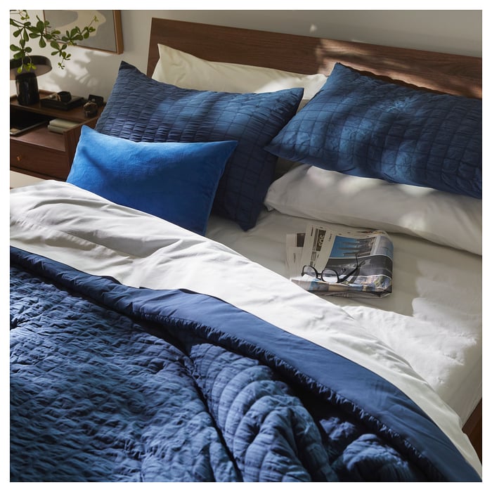 RÄVSTARR comforter set, dark blue, Full/Queen - IKEA