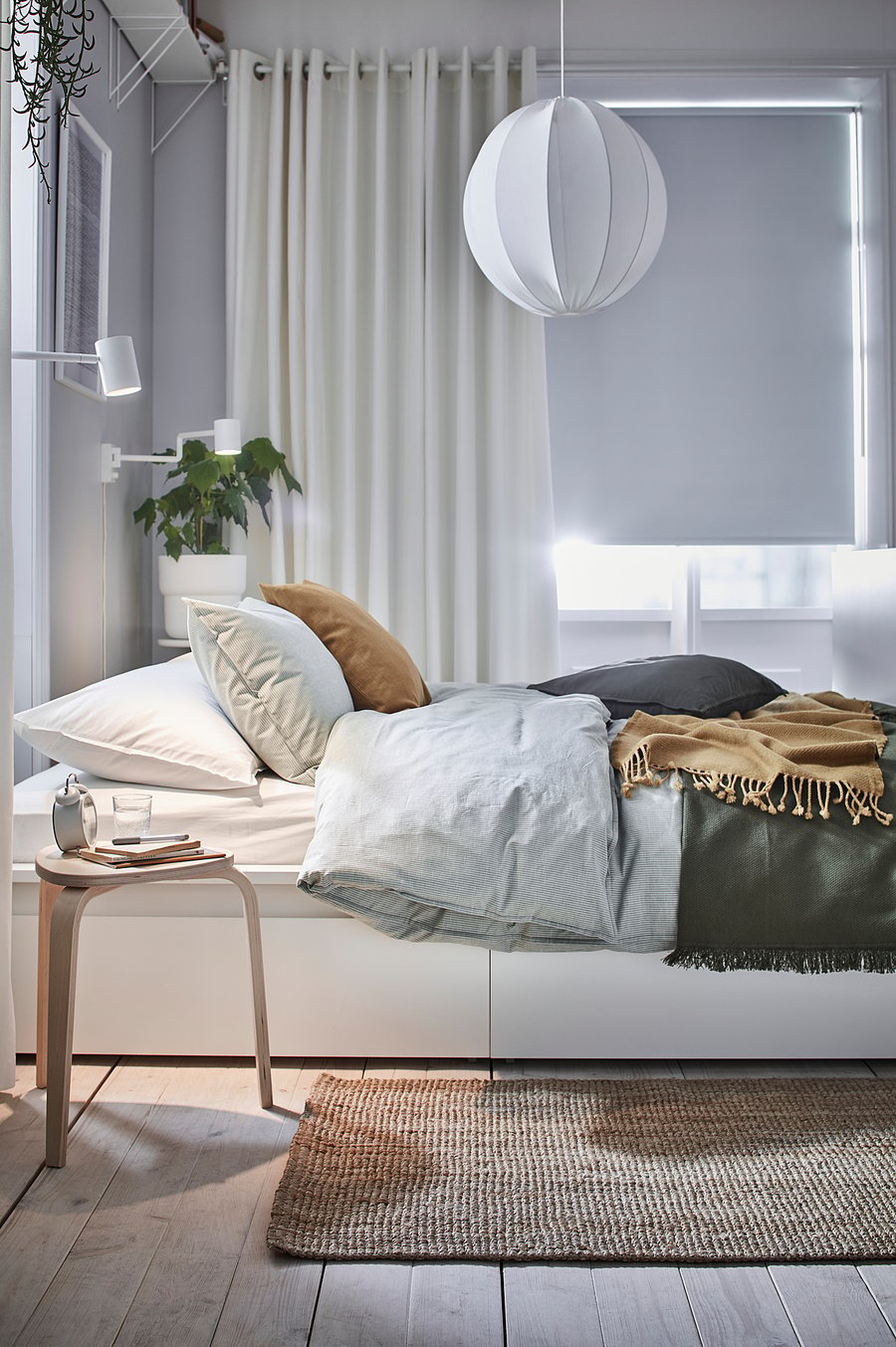 REGNSKUR / SUNNEBY Pendant lamp, white - IKEA
