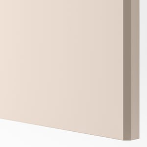 REINSVOLL Door with hinges, gray-beige, 191/2x765/8" - IKEA
