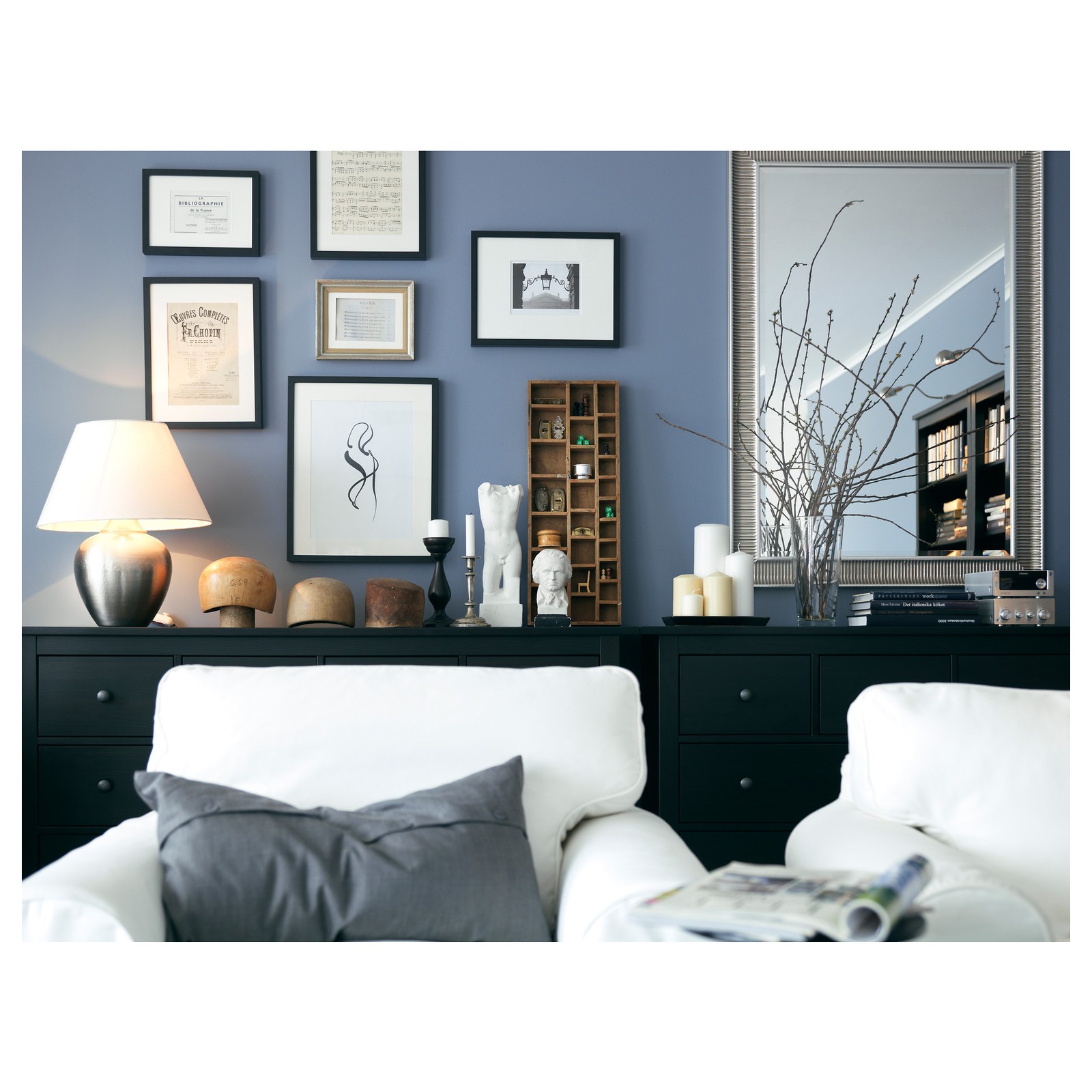 RIBBA Frame, black, 8x10" - IKEA