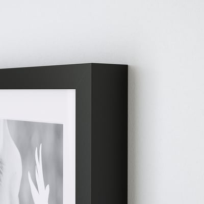 RIBBA Frame, black, 8x10" - IKEA