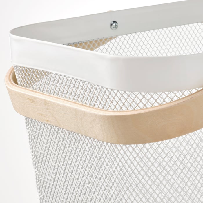 RISATORP wire basket, white, 10 ¾x16 ½x9" - IKEA