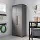 RUNMARÖ cabinet with doors, dark gray indoor/outdoor, 311/2x173/8x715/8 ...