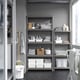 RUNMARÖ shelf unit, dark gray indoor/outdoor, 353/8x153/4x715/8" - IKEA