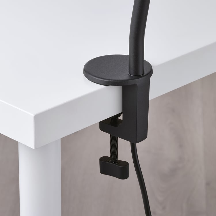 SAMBORD desk lamp, black/white - IKEA