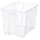 SAMLA box, clear, 15 ¼x11x11"/6 gallon - IKEA
