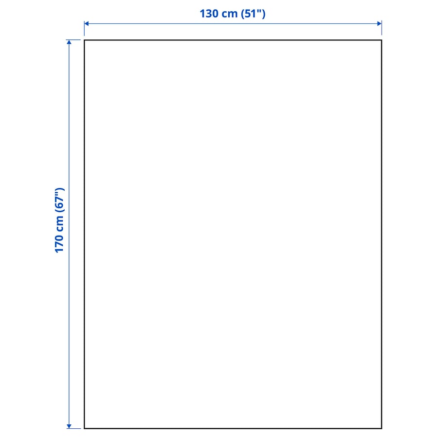 SANDBRODD throw, orange-red, 51x67" - IKEA