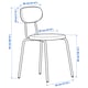 SANDSBERG / ÖSTANÖ table and 4 chairs, black black/Remmarn dark gray ...