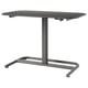 SEGRARE desk sit/stand, dark gray, 431/4x235/8" - IKEA