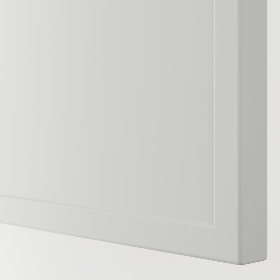 SEKTION high cabinet with pull-out pantry, white/Aspudden light gray ...