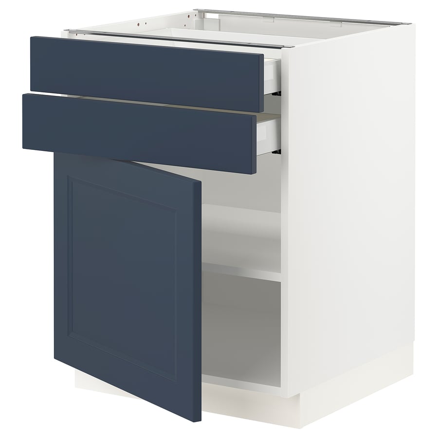 SEKTION / MAXIMERA base cabinet w door/2 drawers, white Axstad/matte ...