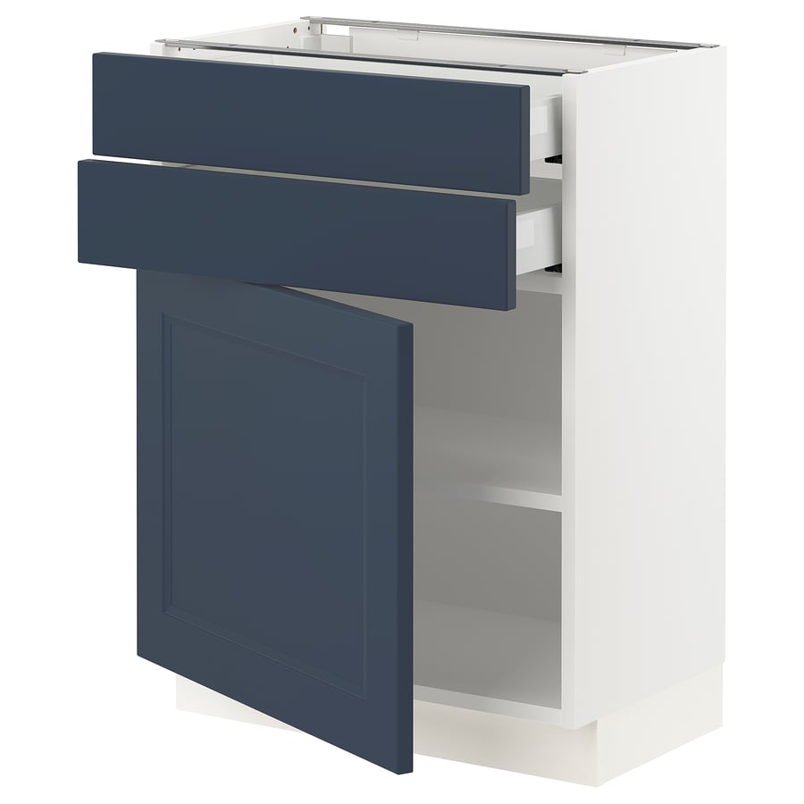 SEKTION / MAXIMERA base cabinet w door/2 drawers, white Axstad/matte ...