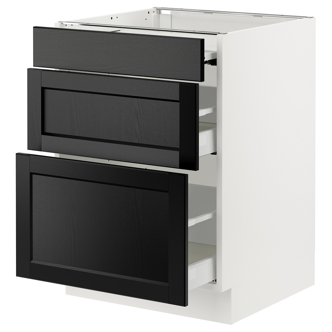 SEKTION / MAXIMERA bc w pull-out work surface/2drw, white/Lerhyttan ...