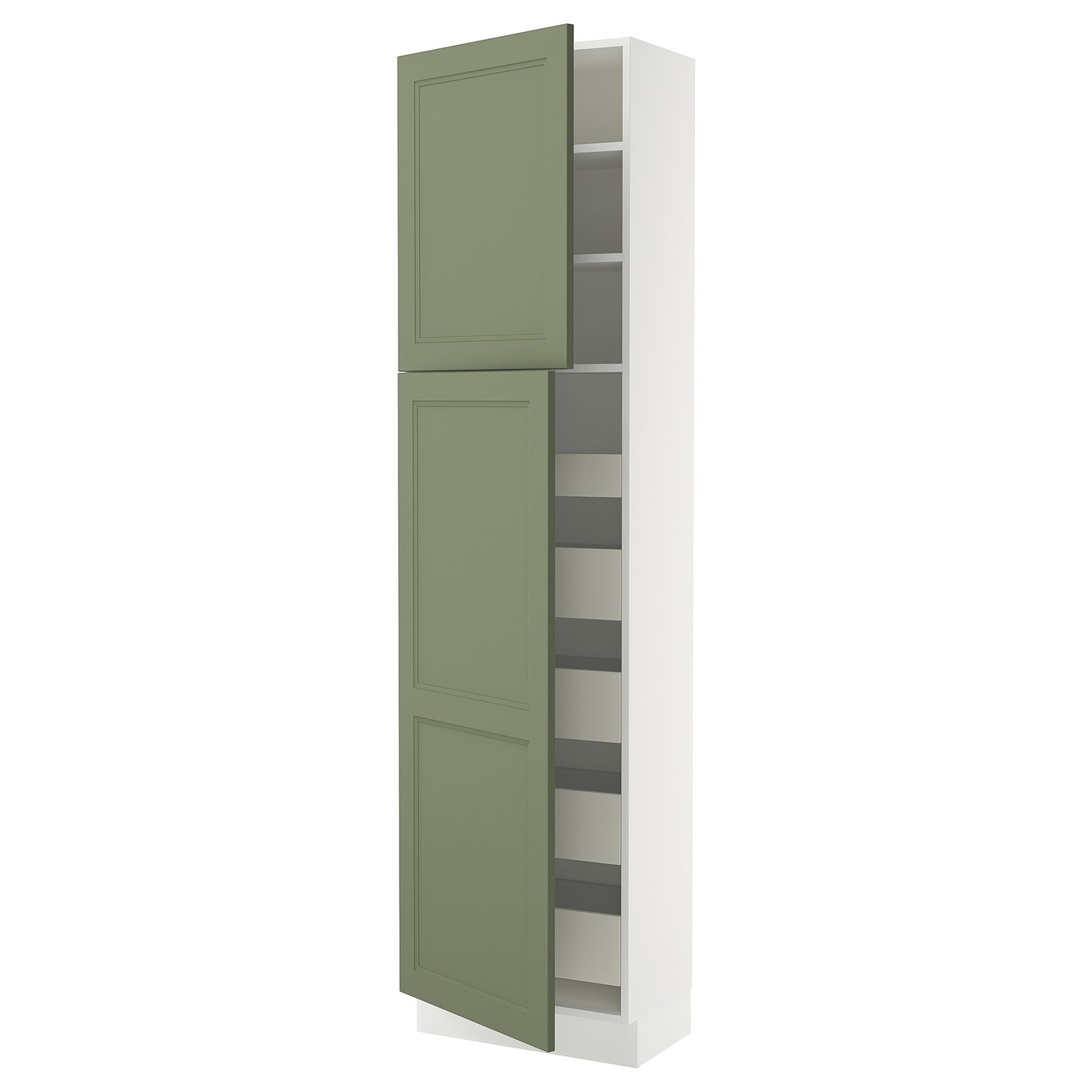 SEKTION / MAXIMERA high cb w 2 doors/shelves/5 drawers, white/Axstad ...