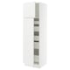 SEKTION high cb w 2 doors/shelves/5 drawers, white/Vallstena white ...