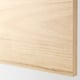 SEKTION top cabinet for fridge/freezer, white/Askersund light ash ...