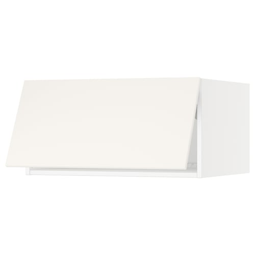 SEKTION top cabinet for fridge/freezer, white/Veddinge white, 30x24x15 ...