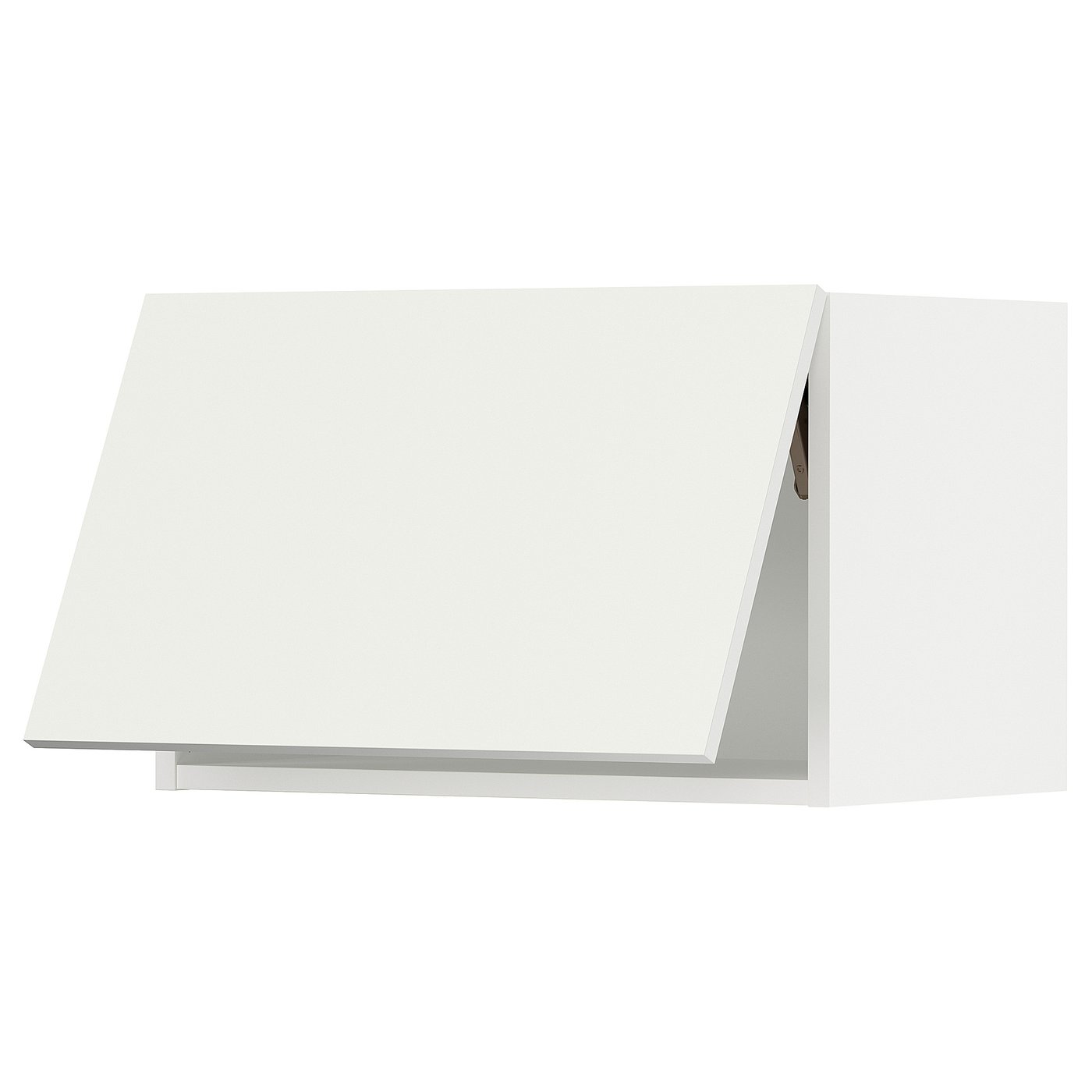 SEKTION wall cabinet horizontal w/ push-op, white/Vallstena white ...