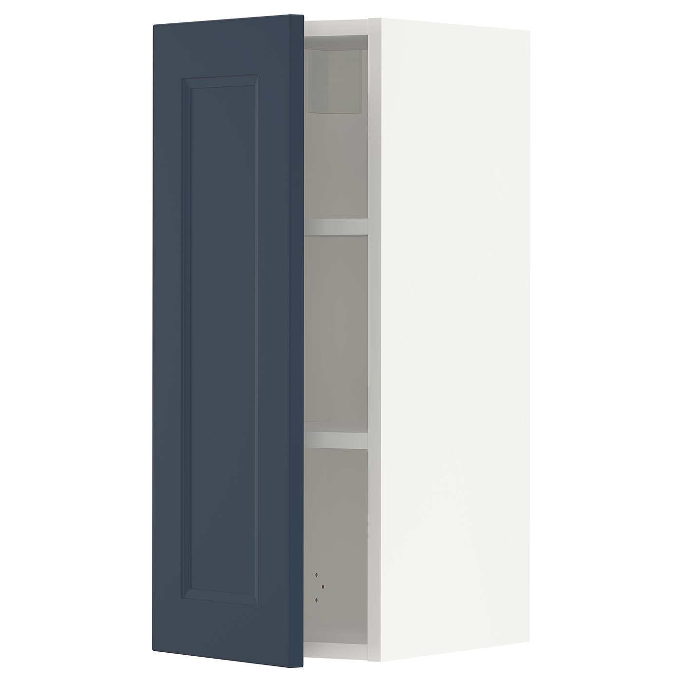 SEKTION wall cabinet, white Axstad/matte blue, 12x15x30" - IKEA