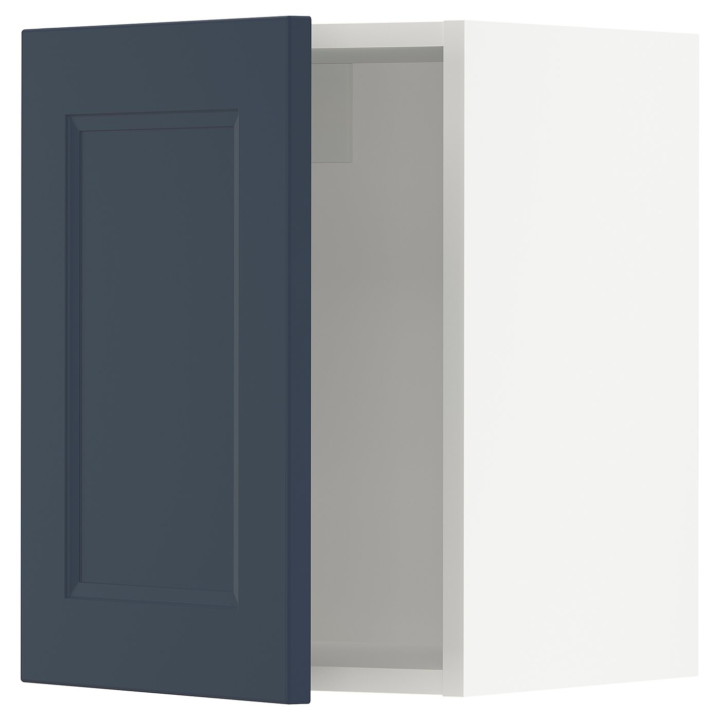 SEKTION wall cabinet, white Axstad/matte blue, 15x15x20" - IKEA