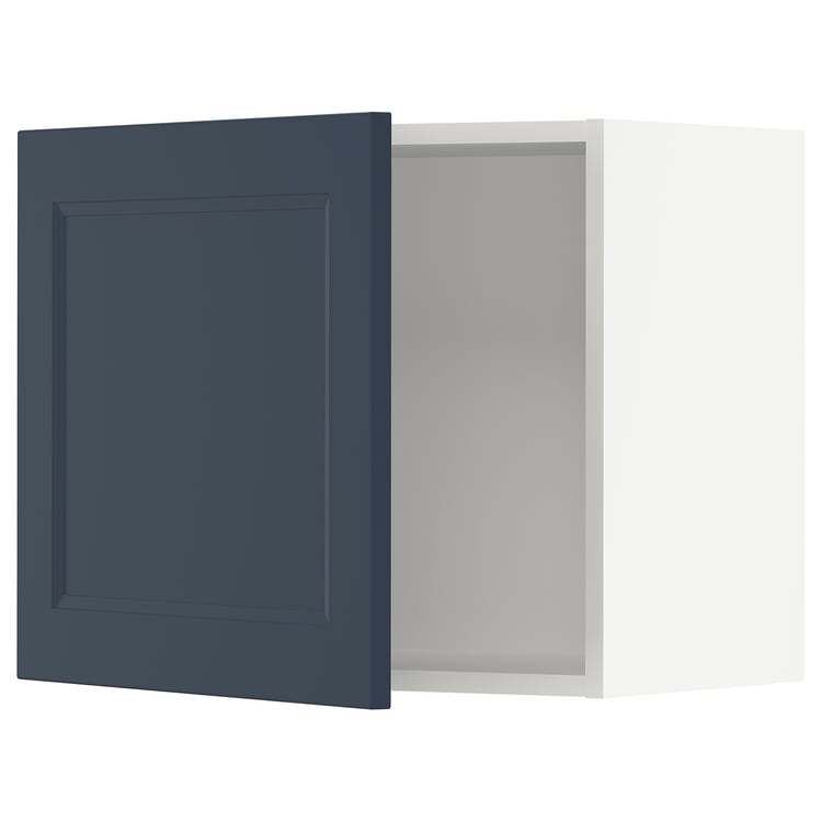 SEKTION wall cabinet, white Axstad/matte blue, 24x15x20" - IKEA