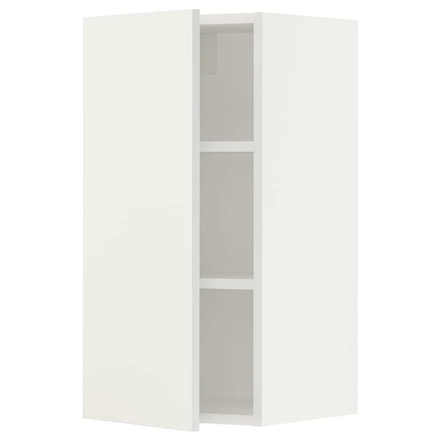 SEKTION wall cabinet, white/Vallstena white, 15x15x30" - IKEA