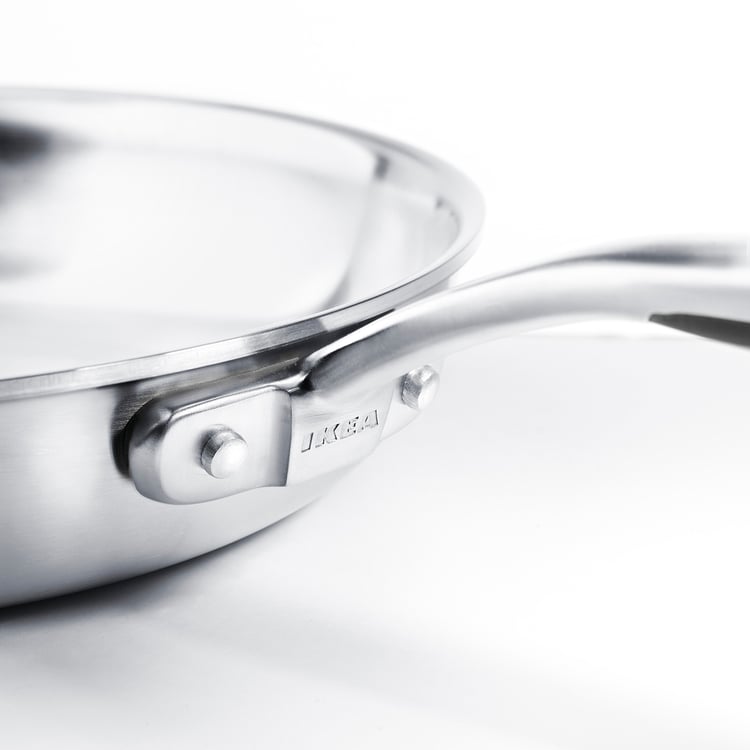 SENSUELL frying pan, stainless steel/gray, 9 SENSUELL frying pan, stainless steel/gray, 9