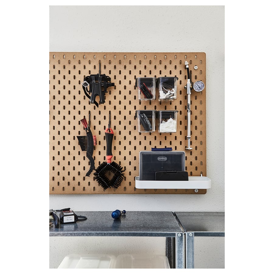 SKÅDIS Pegboard, wood, Width: 30" Height: 22" - IKEA