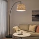 SKAFTET floor lamp base, arched, black - IKEA