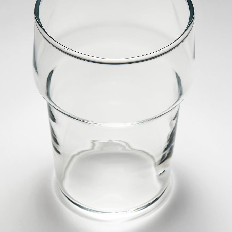 SKINNFISK glass, clear glass, 12 oz - IKEA