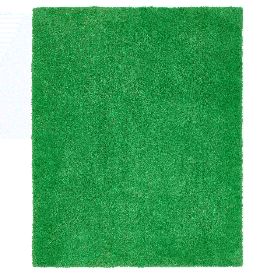 SKOGSDUVA rug, high pile, green, 4'4"x5'3" - IKEA