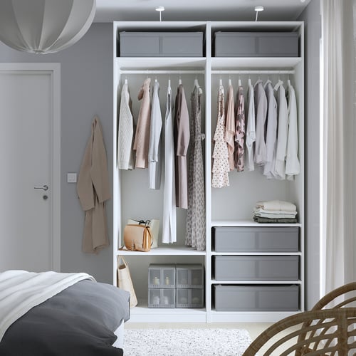 SKUBB storage case, dark gray, 25 ½x20 ¾x7 ½" - IKEA