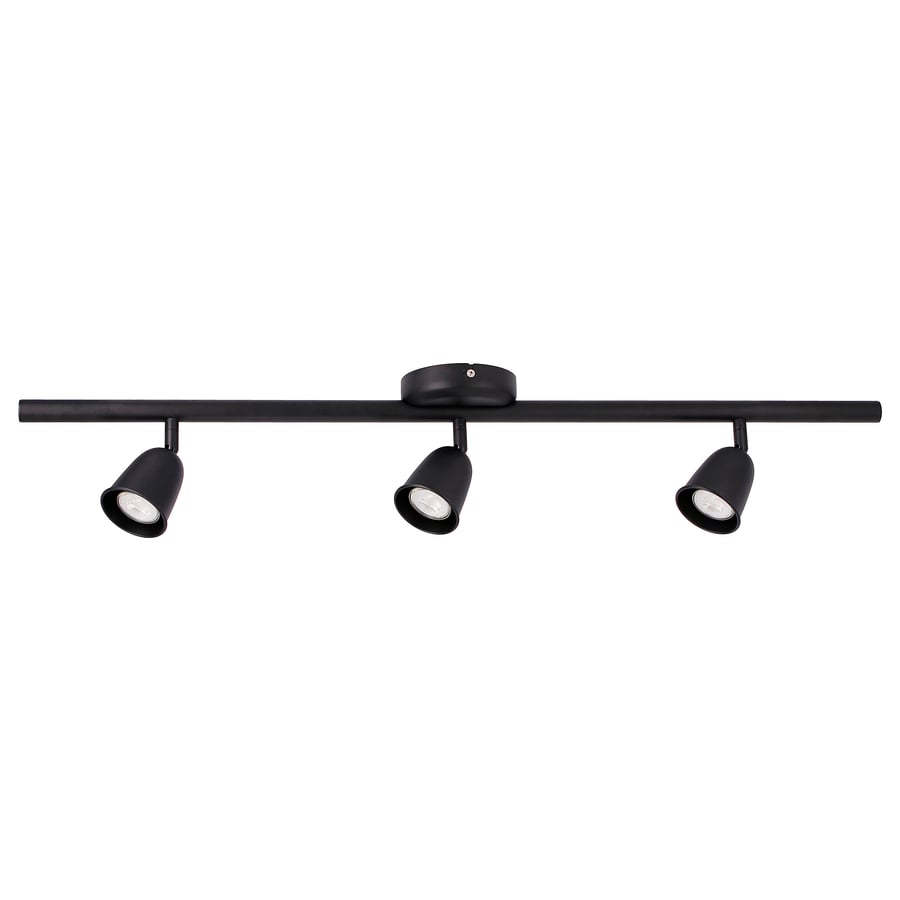 SKURUP Ceiling track, 3 spotlights, black - IKEA