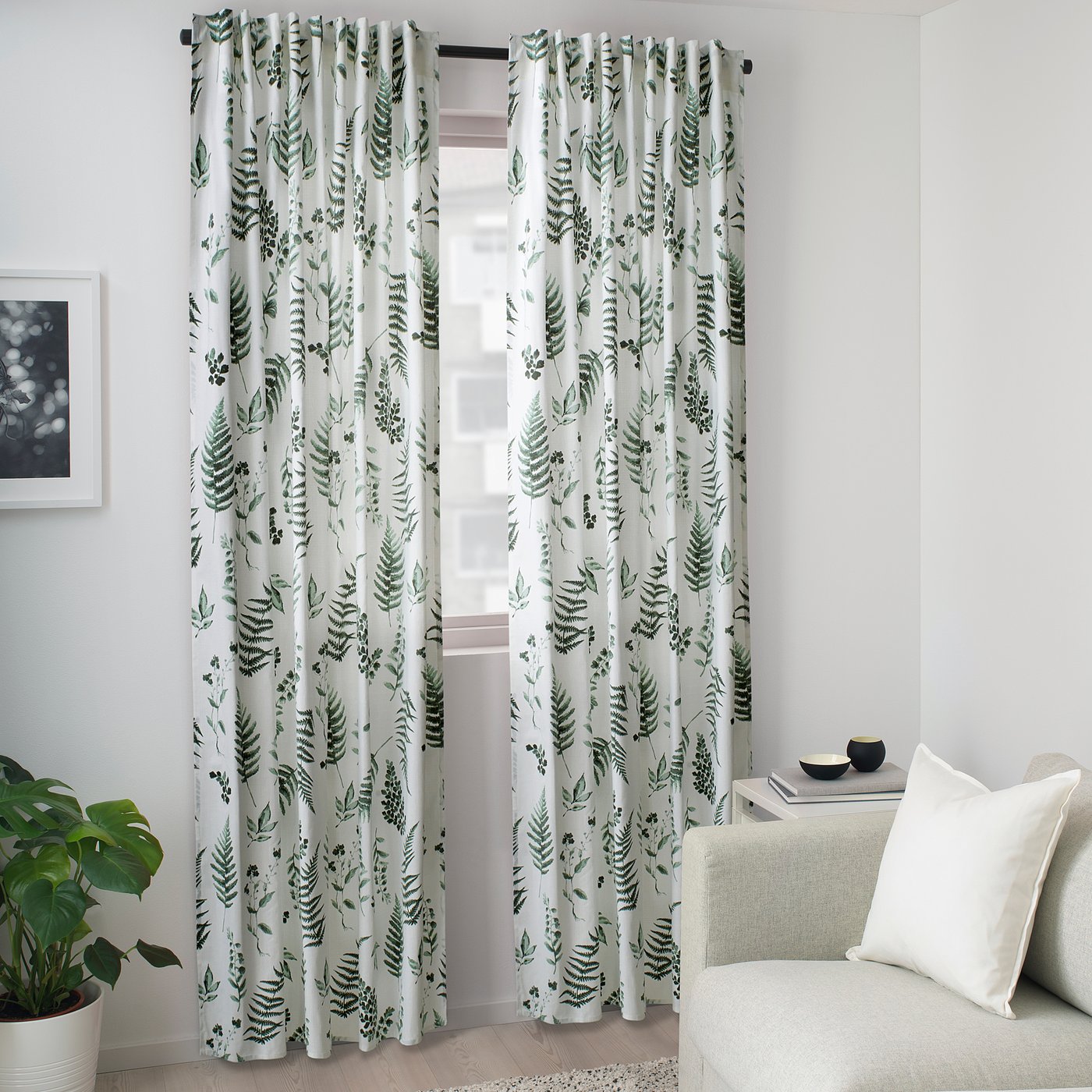 Leaf Pattern Curtains