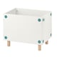 SMUSSLA bedside table/shelf unit, white - IKEA