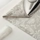 SNÖRUTA curtains, 1 pair, light grey-beige white/floral pattern with ...