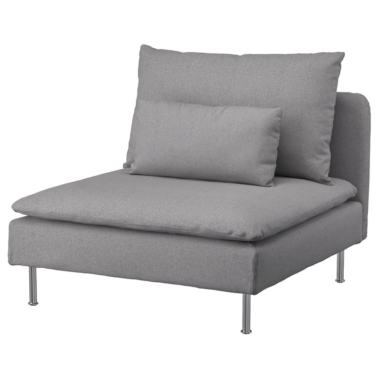 SÖDERHAMN cover for 1-seat section, Tonerud gray - IKEA