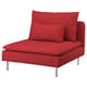 SÖDERHAMN cover for 1-seat section, Tonerud red - IKEA