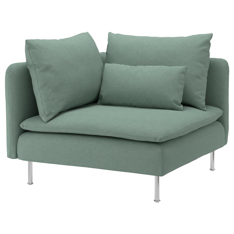 SÖDERHAMN cover for corner section, Tallmyra light green - IKEA