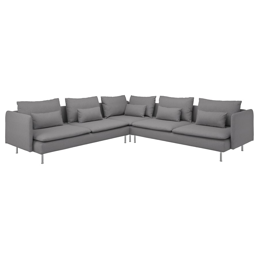 SÖDERHAMN sectional, 5-seat, Tonerud gray - IKEA