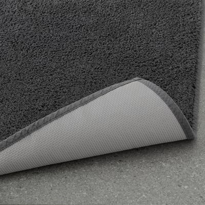 SÖDERSJÖN bath mat, dark gray, 24x47" - IKEA