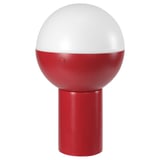 SOLVINDEN LED decorative light, battery operated/globe red, 9 ¾" - IKEA